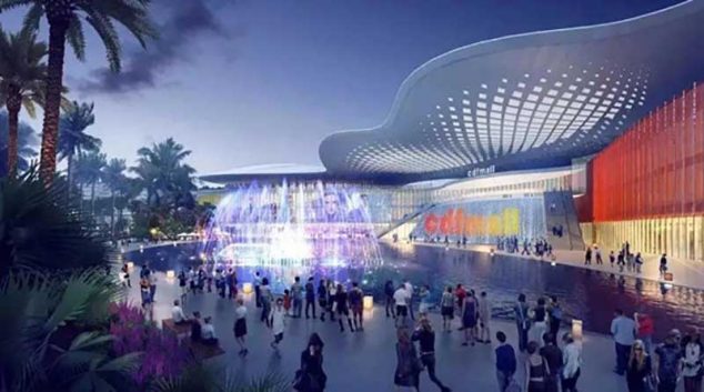 Construction of the largest duty-free shopping mall in Asia is well ...