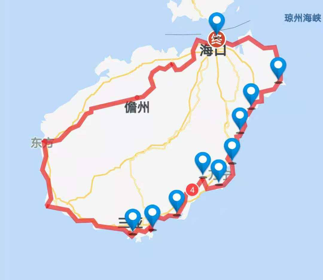 cycling biking Hainan Island and routes