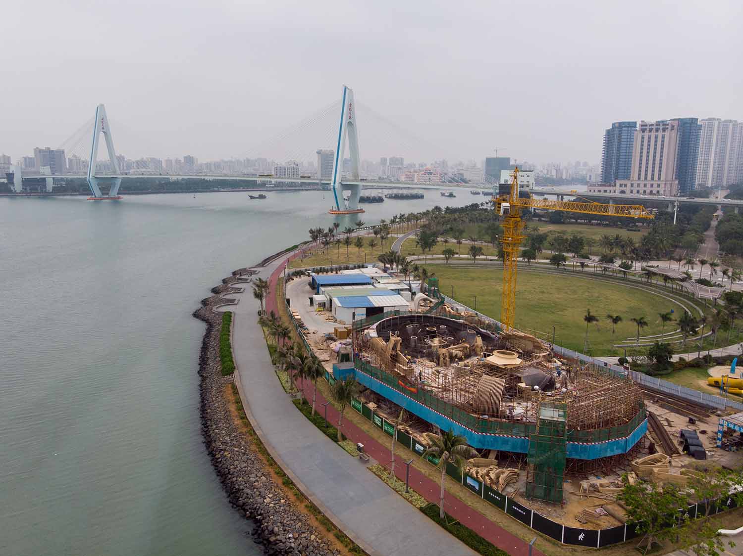 Construction of the Wormhole library Haikou is well underway ...