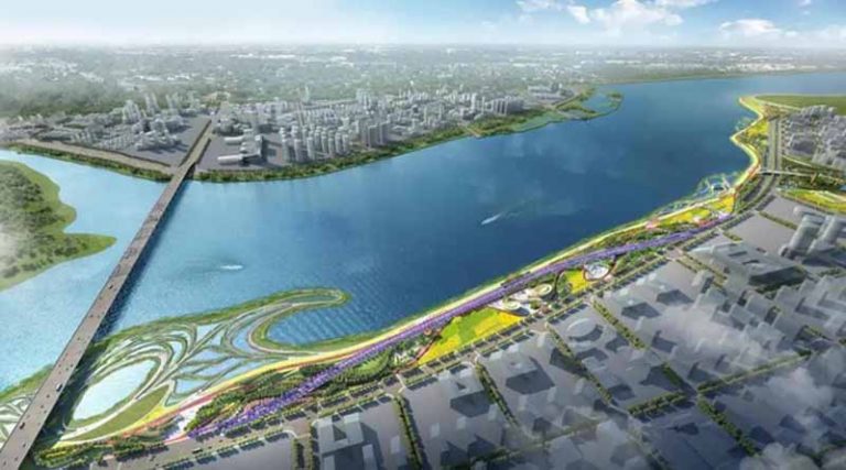 Jiangdong New Area, ecological restoration project plans for Nandu ...