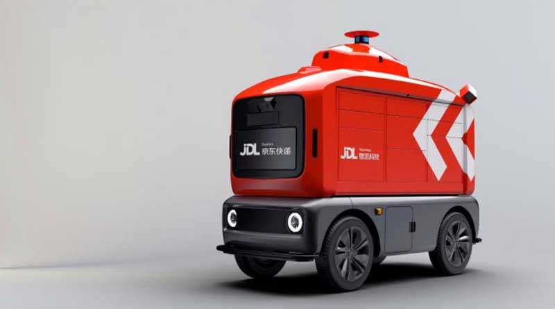 Unmanned delivery express vehicles on trial operation in Qionghai City ...