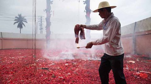 The history of fireworks and their traditional uses in China ...