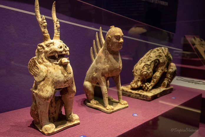 Animal shaped cultural relic exhibition at Hainan Museum ...