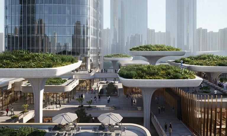 Aedas designs new terrace landscaped shopping district for Haikou ...