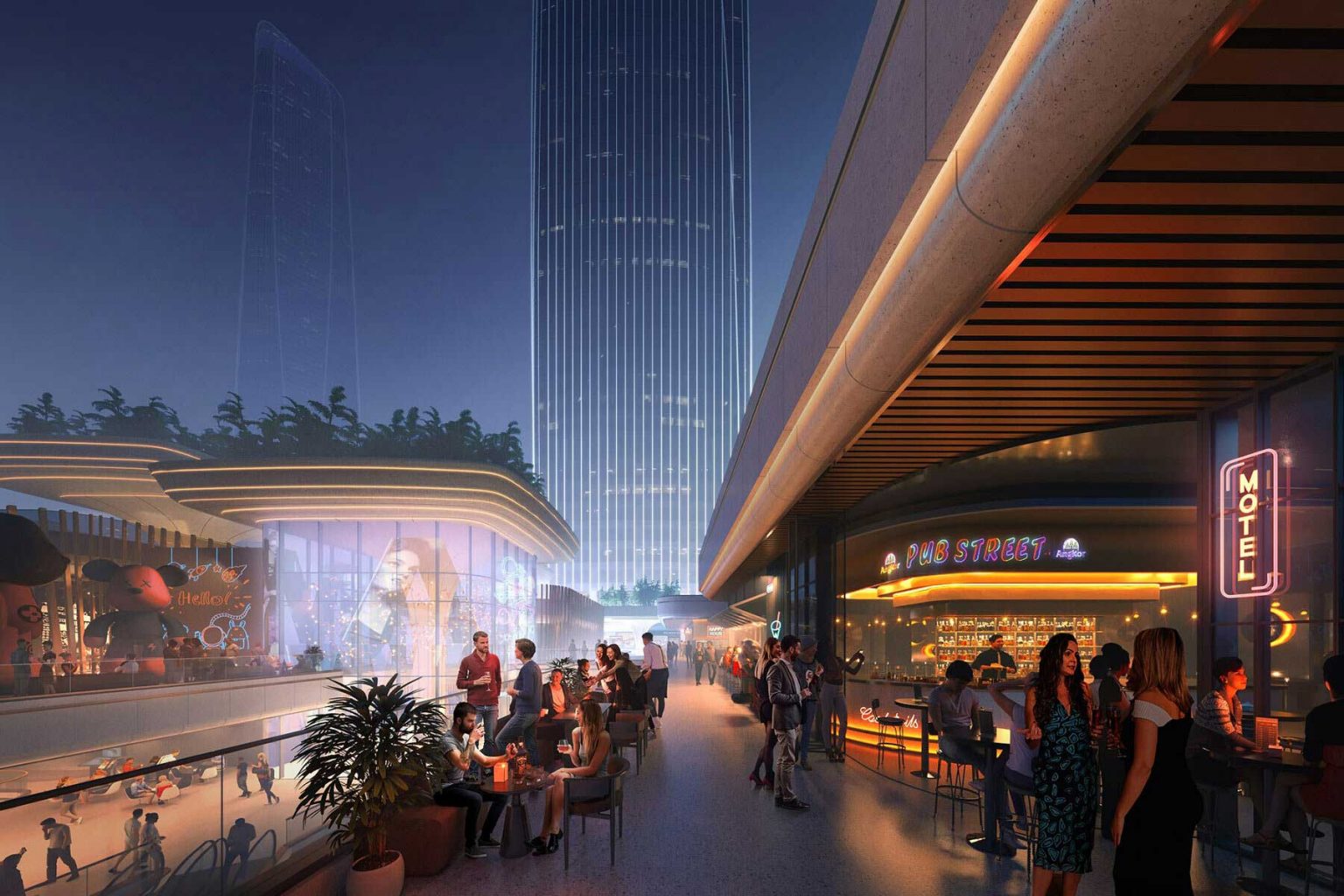 Aedas designs new terrace landscaped shopping district for Haikou ...