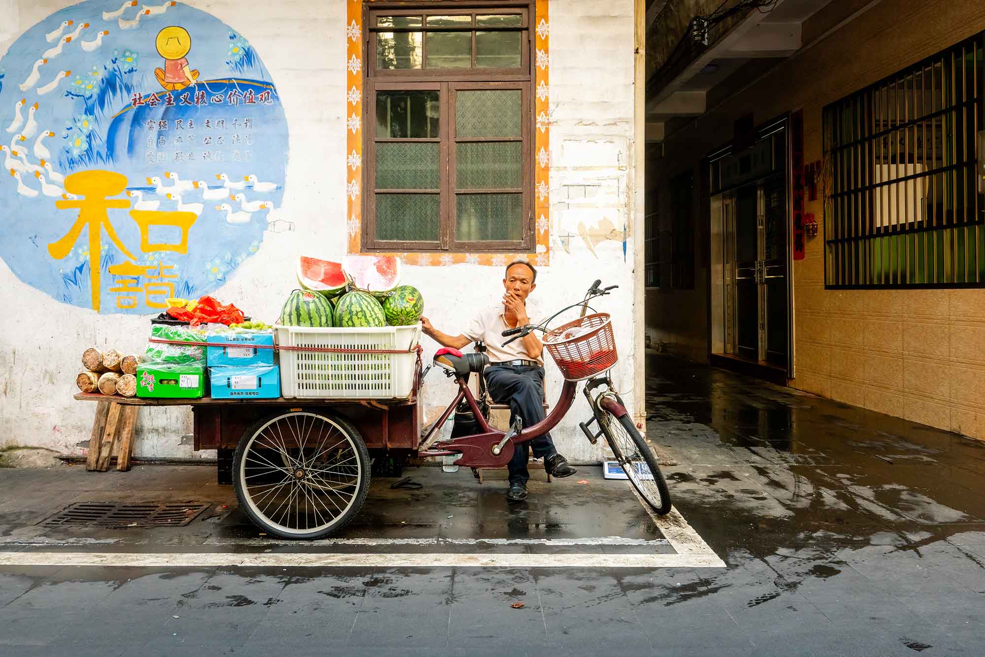 Embroidery Lane in Haikou